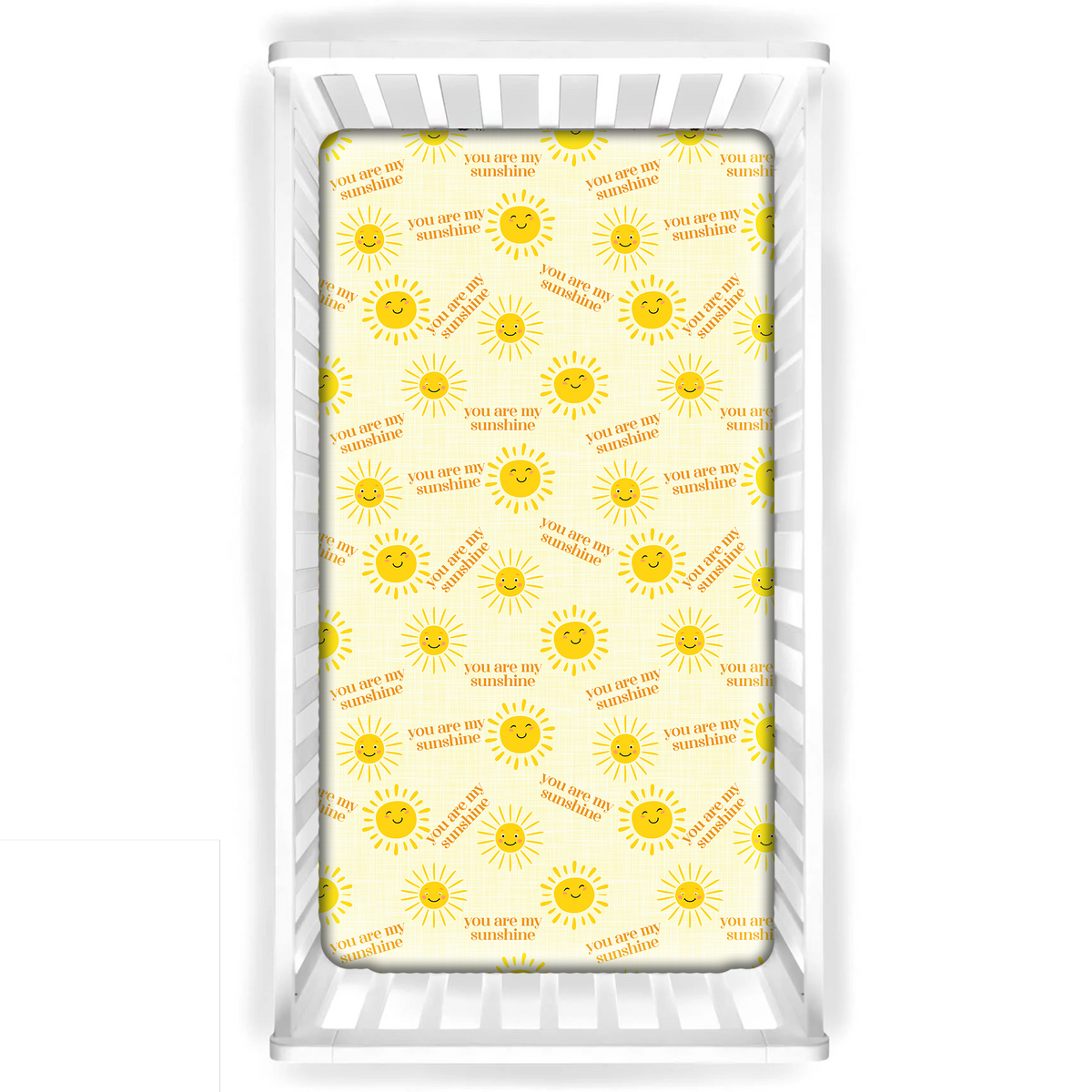 You Are My Sunshine™ - Standard Crib Sheet – Kai Blue & Co